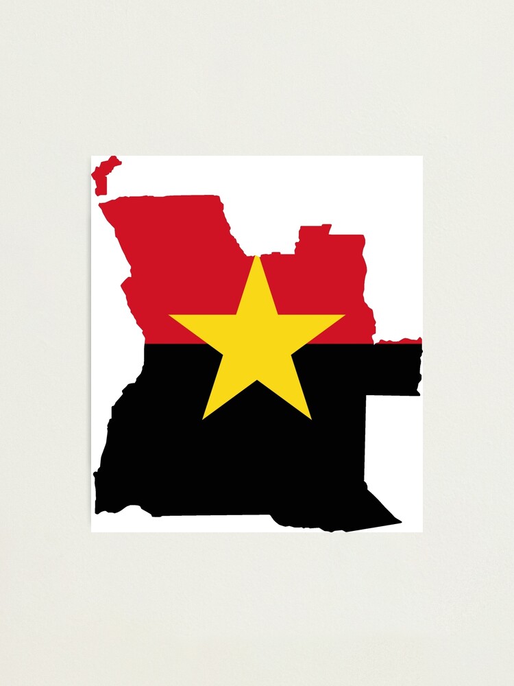 "MPLA Flag Map of Angola" Photographic Print for Sale by abbeyz71 ...