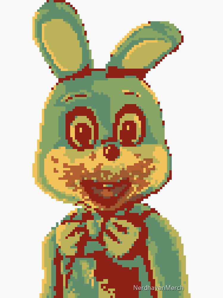 "5-Colour Killers: Robbie Rabbit Legion (Green)" Sticker for Sale by ...