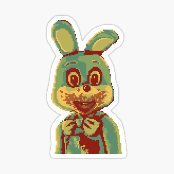 "5-Colour Killers: Robbie Rabbit Legion (Green)" Sticker for Sale by ...
