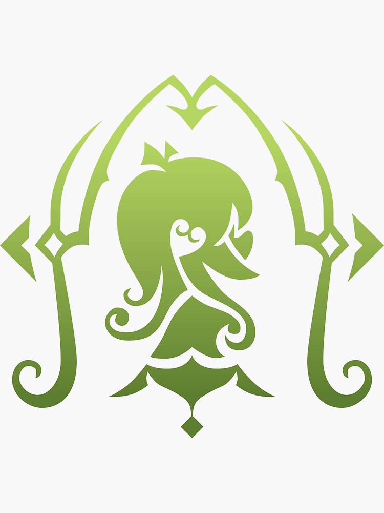 "Nahida logo - Genshin Impact" Sticker for Sale by damomonkey | Redbubble