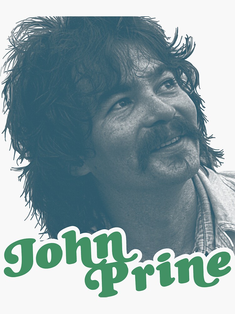 "john prine" Sticker for Sale by Sebrinacdonough | Redbubble