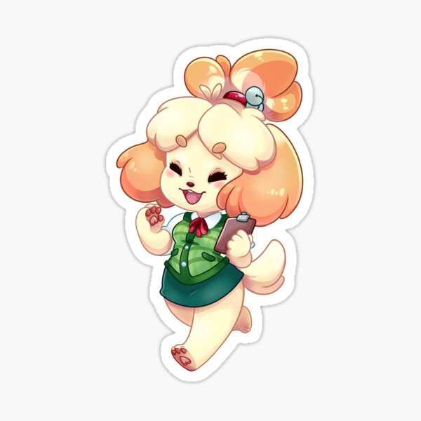 Isabelle Animal Crossing Stickers | Redbubble