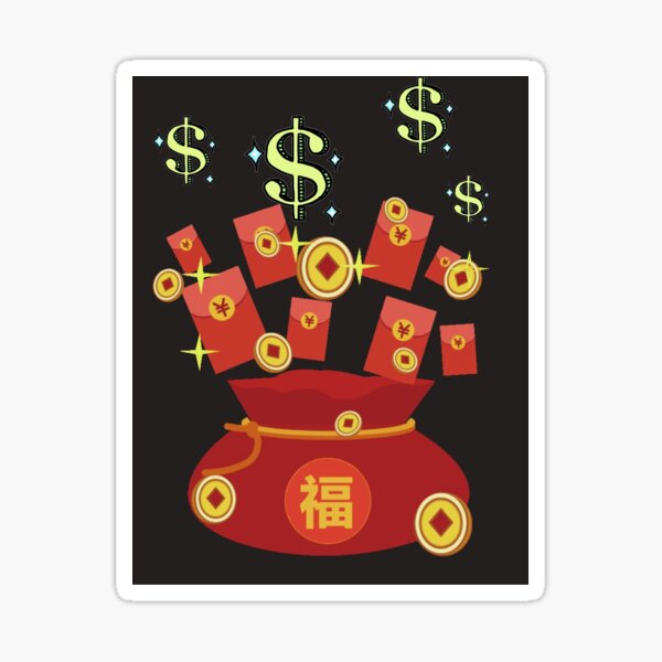 "Wealth and Prosperity" Sticker for Sale by Soreitout | Redbubble
