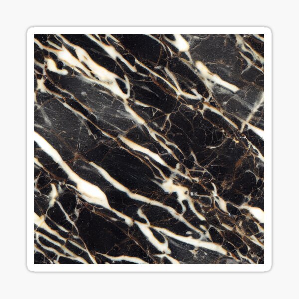 "Black Marble" Sticker for Sale by NianderQuinn | Redbubble