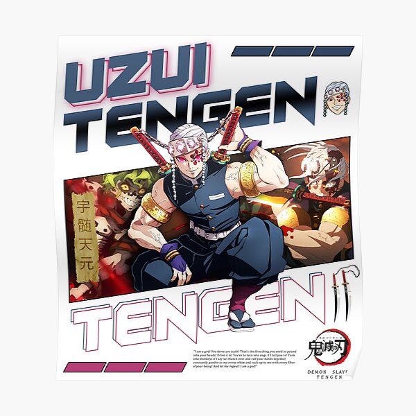 "Uzui Tengen" Poster for Sale by Hozukimaru | Redbubble