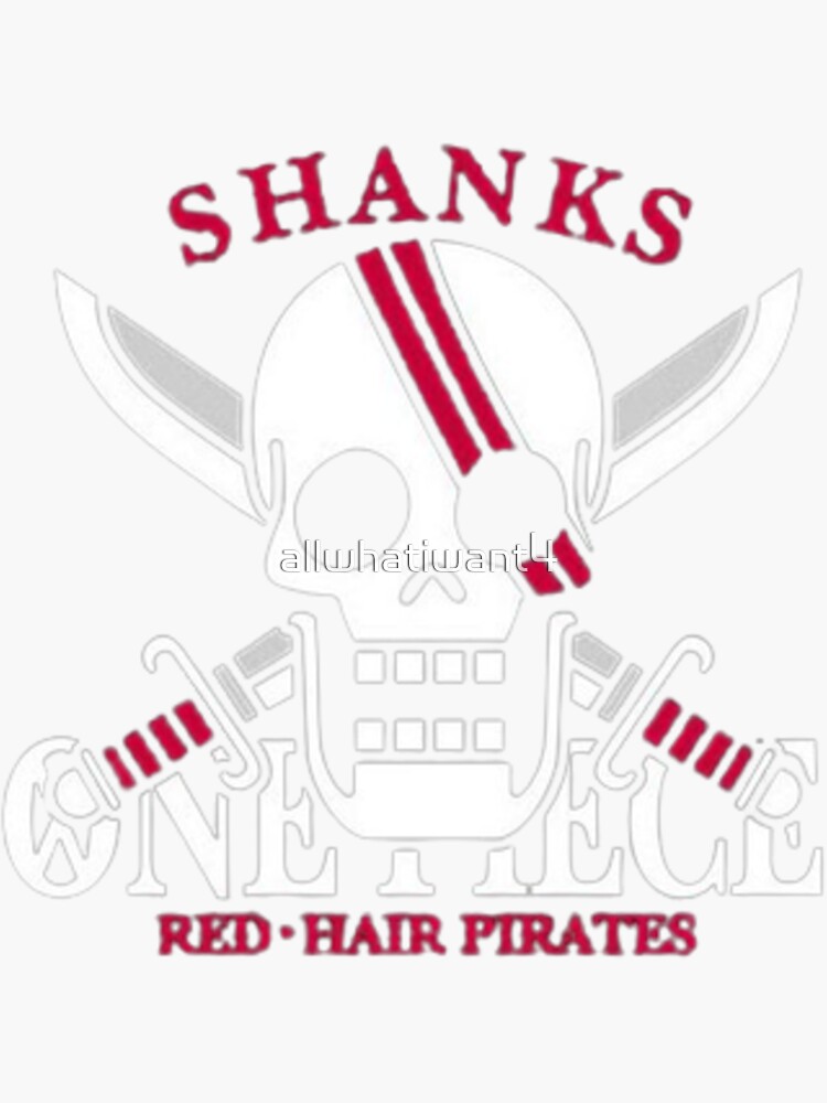Pegatina «SHANKS ONE PIECE / SHANKS RED HAIR / ONE PIECE / SHANKS ...