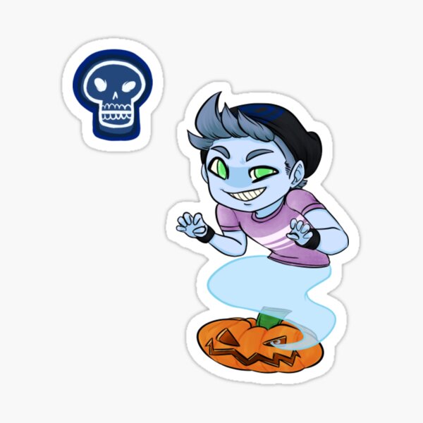 "Cute Tiny Ghost" Sticker for Sale by DoodleZar | Redbubble