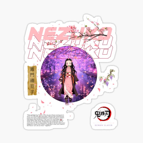 "Nezuko" Sticker for Sale by Hozukimaru | Redbubble