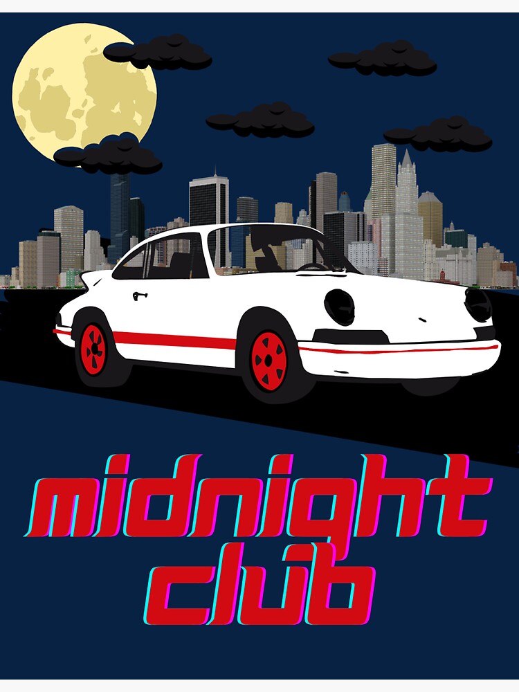 "Midnight club" Sticker for Sale by Mr-Polar-Bear | Redbubble