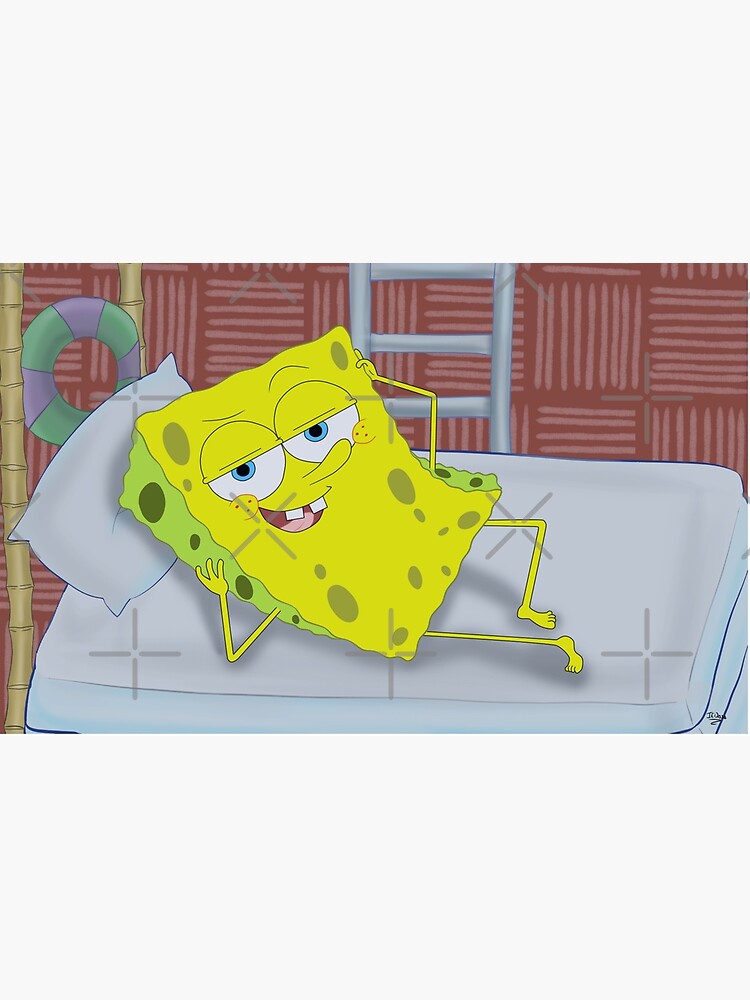 Spongebob Sexy Bob Poster By Iedasb Redbubble