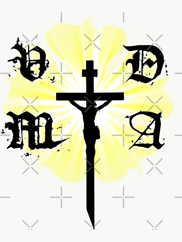 "VDMA - Lutheran Luther's Rose" Sticker for Sale by BlackGrain | Redbubble