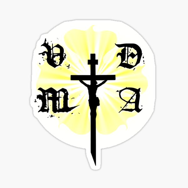 "VDMA - Lutheran Luther's Rose" Sticker for Sale by BlackGrain | Redbubble