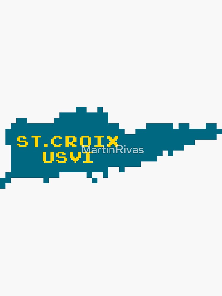 "St. Croix USVI" Sticker for Sale by MartinRivas | Redbubble