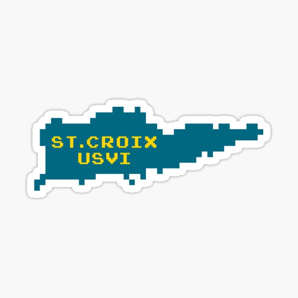 "St. Croix USVI" Sticker for Sale by MartinRivas | Redbubble