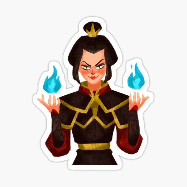 "Azula from Avatar" Sticker for Sale by anahiahi | Redbubble