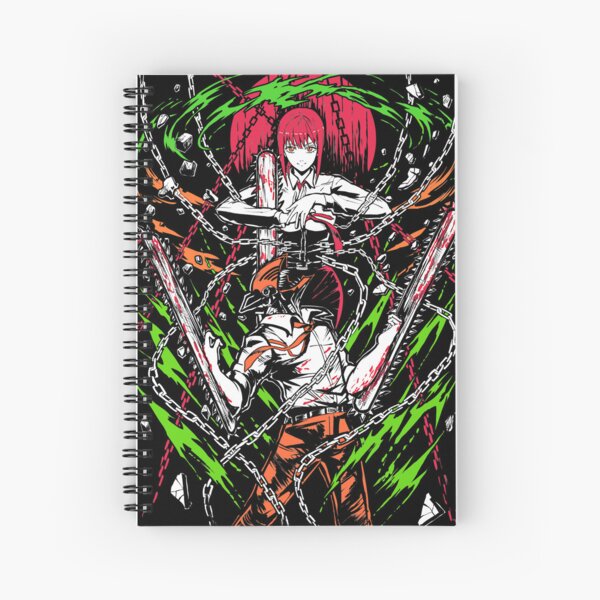 "Chainsaw Man Chainsaw Man Chainsaw Man Fan" Spiral Notebook for Sale ...