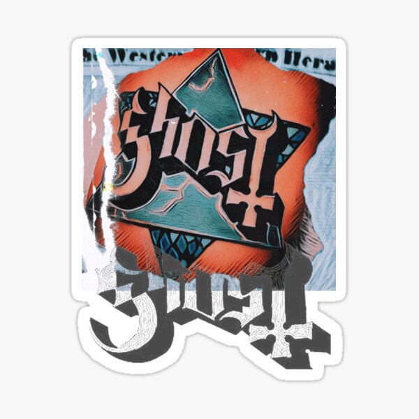 " really scary Official-Ghost-Panic-Satanic" Sticker for Sale by Texas ...