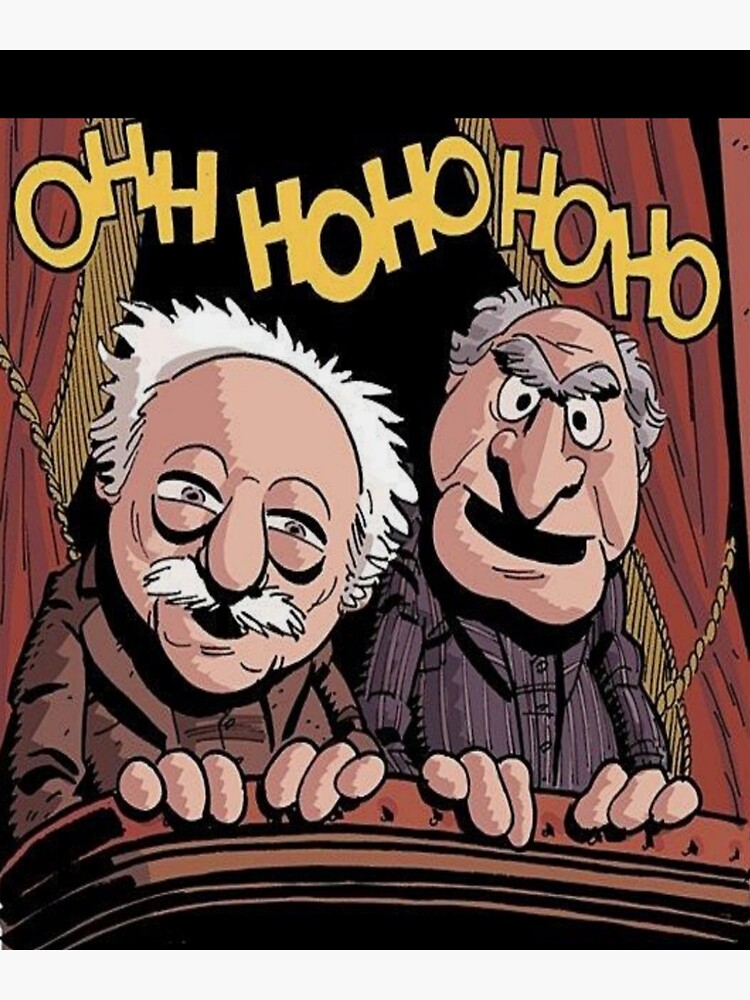 "Statler and Waldorf " Sticker for Sale by World-art-4-u | Redbubble