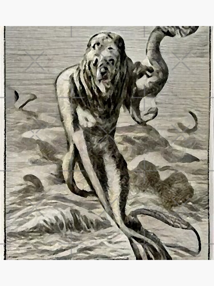 "Mythical Grotesque Marine Monster #8" Poster for Sale by ...