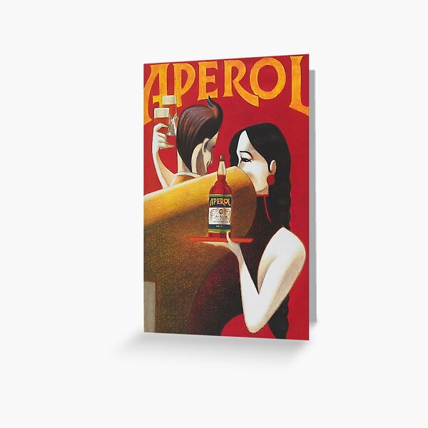 "Vintage brilliant red Aperol aperitif alcoholic beverages ...