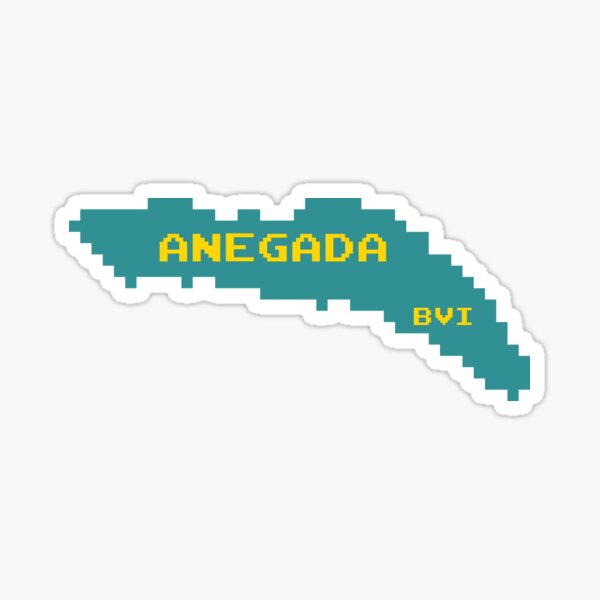 "Anegada BVI" Sticker for Sale by MartinRivas | Redbubble