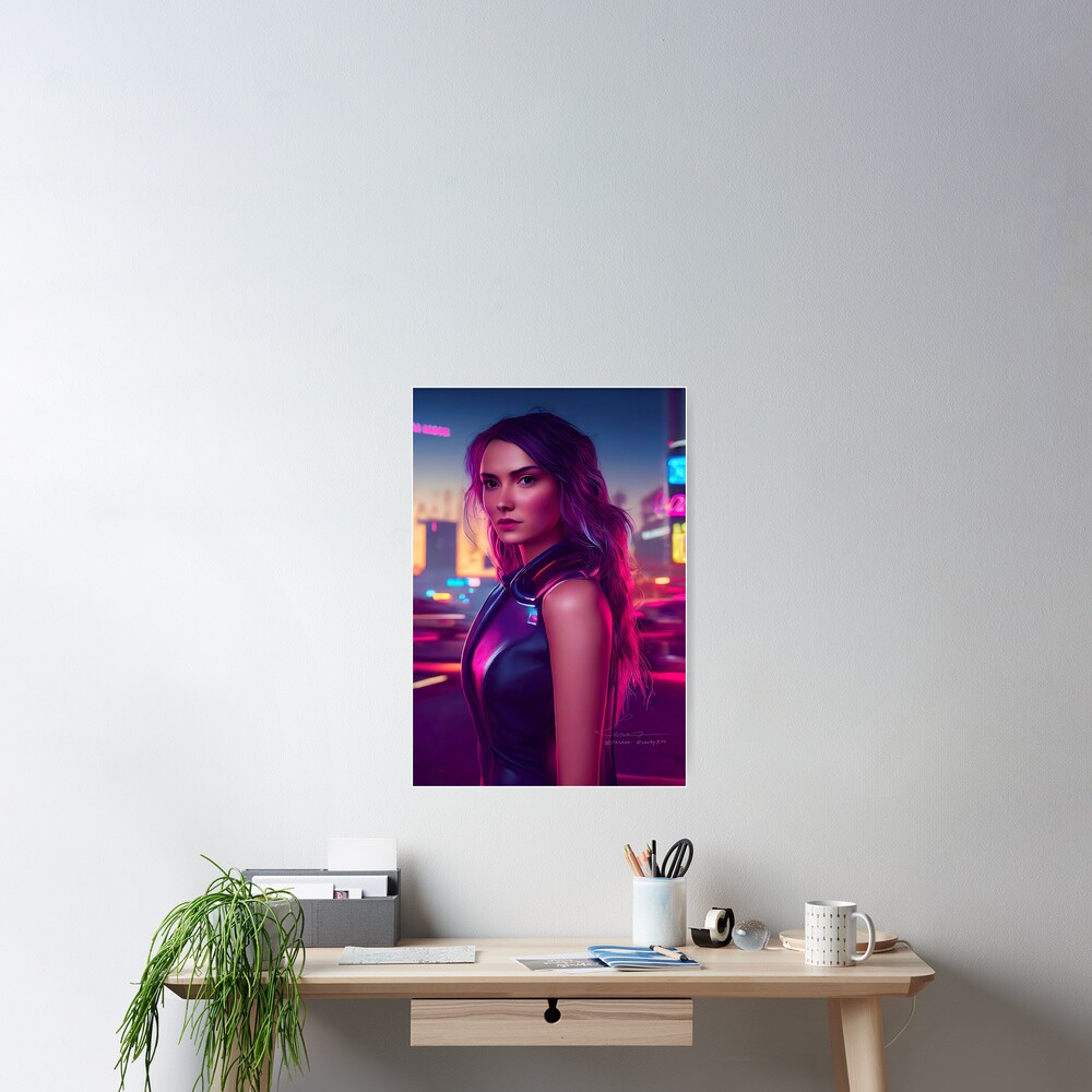 "cyberpunk" Poster for Sale by Jenslemmens | Redbubble