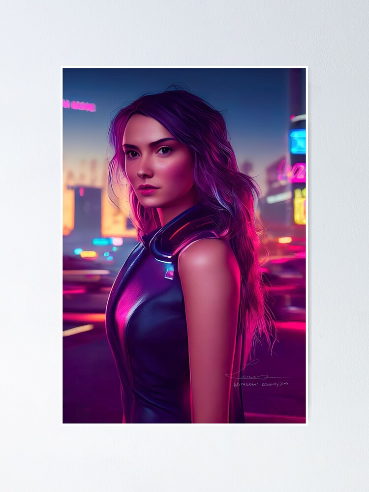"cyberpunk" Poster for Sale by Jenslemmens | Redbubble