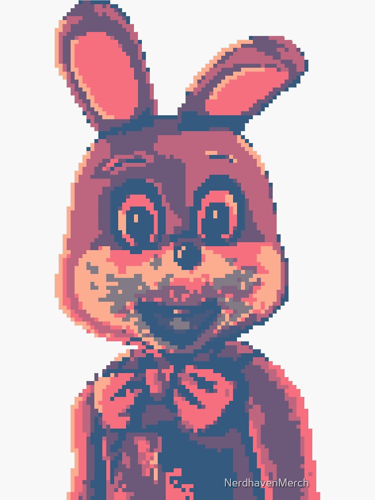 "5-Colour Killers: Robbie Rabbit Legion (Pink)" Sticker for Sale by ...