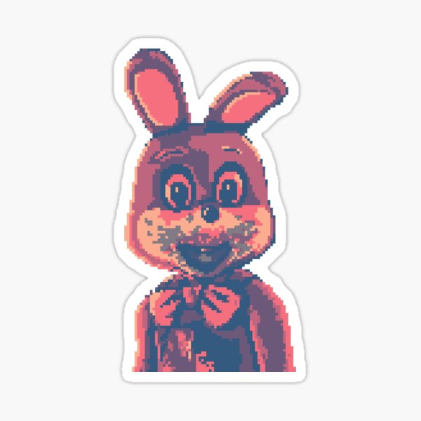 "5-Colour Killers: Robbie Rabbit Legion (Pink)" Sticker for Sale by ...