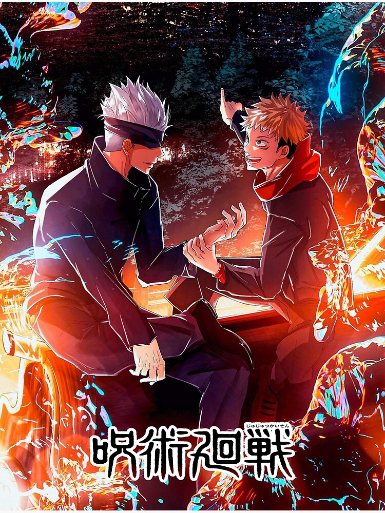 "Satoru Gojo X Yuuji" Art Print for Sale by beatricelaval | Redbubble