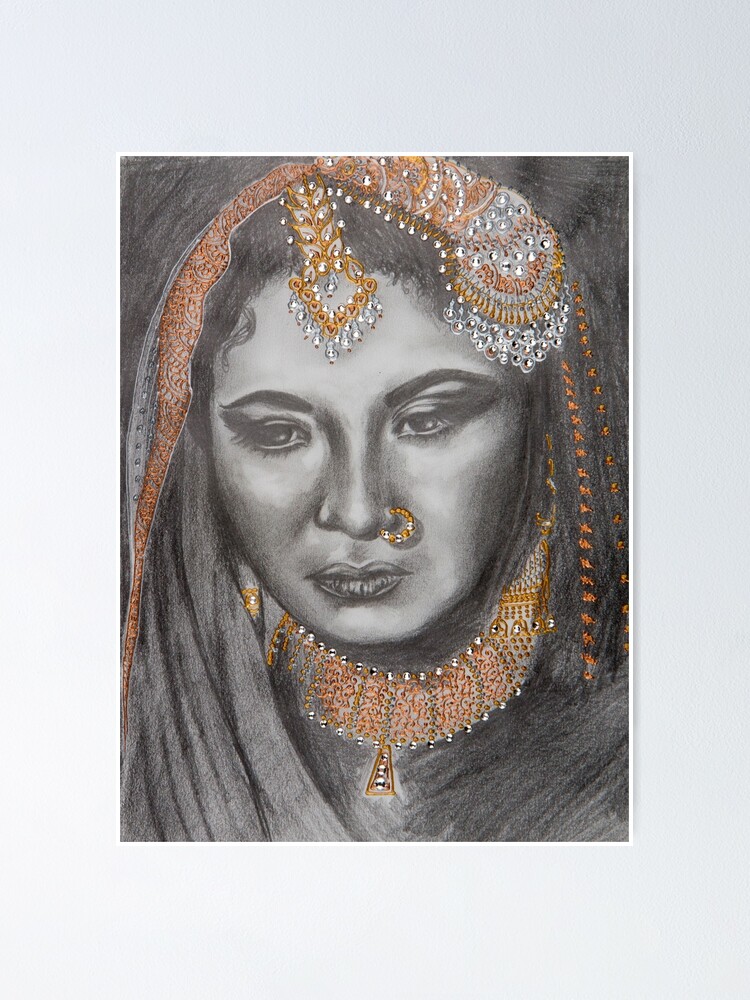 "Meena" Poster by nilamjram | Redbubble