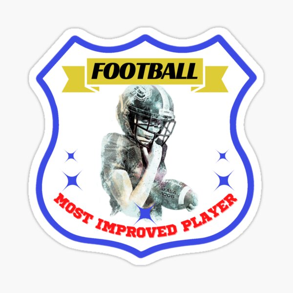 " Most Improved Player crest - Football" Sticker for Sale by ...