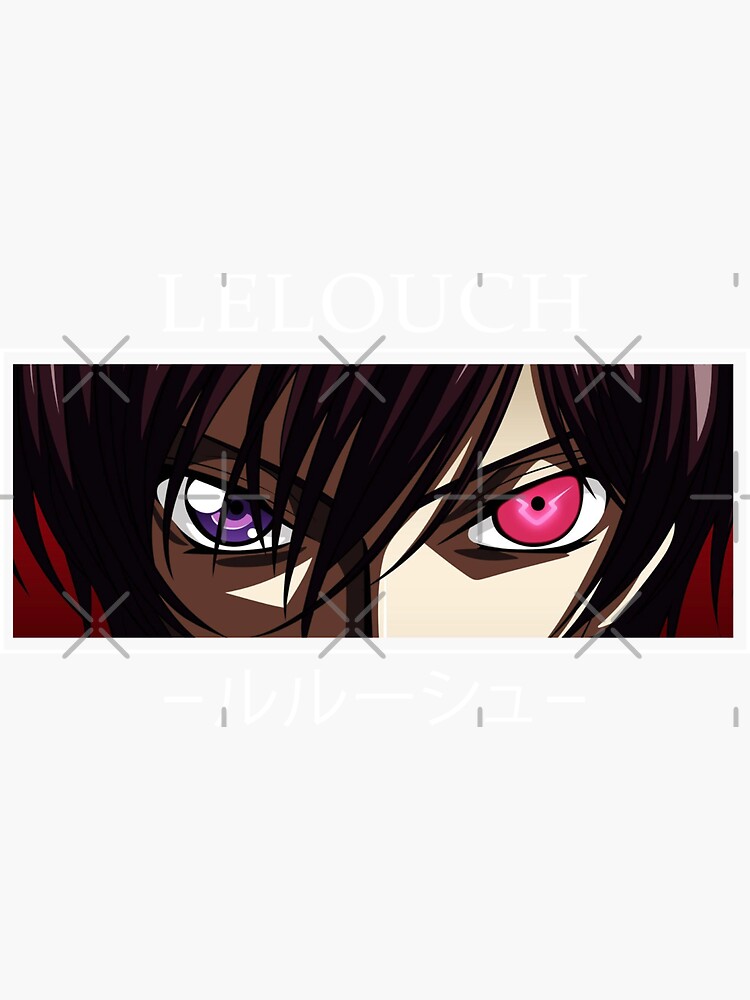"Lelouch eyes" Sticker for Sale by Dex-Shop | Redbubble
