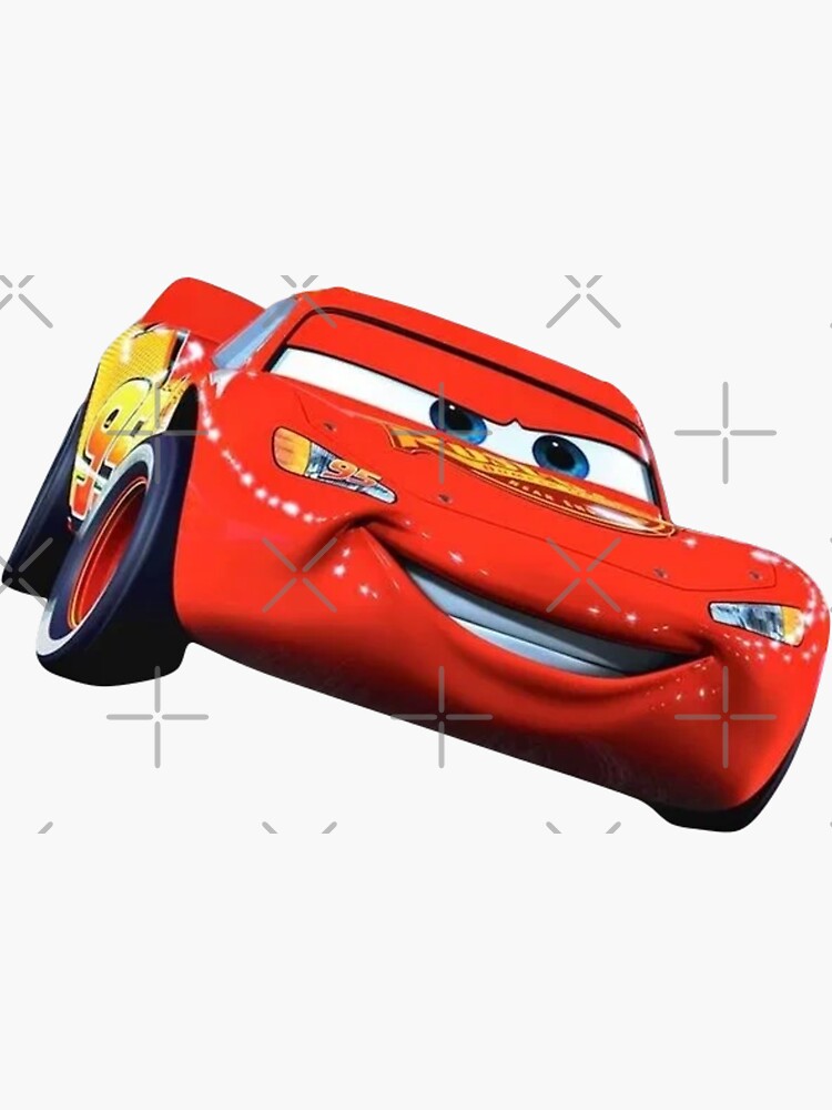"Lightning Mcqueen " Sticker for Sale by ALAnimes | Redbubble