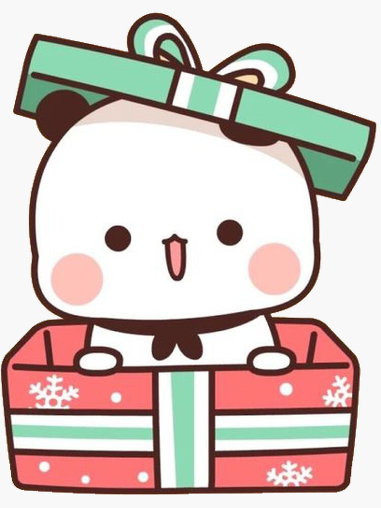 "Dudu In A Christmas Gift Box " Sticker for Sale by geniustremen ...