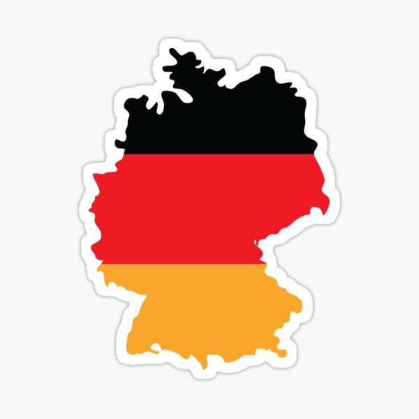 "GERMAN FLAG" Sticker for Sale by Meithyl | Redbubble
