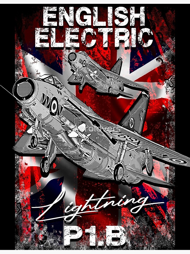 "English Electric Lightning RAF Fighterjet" Poster for Sale by ...