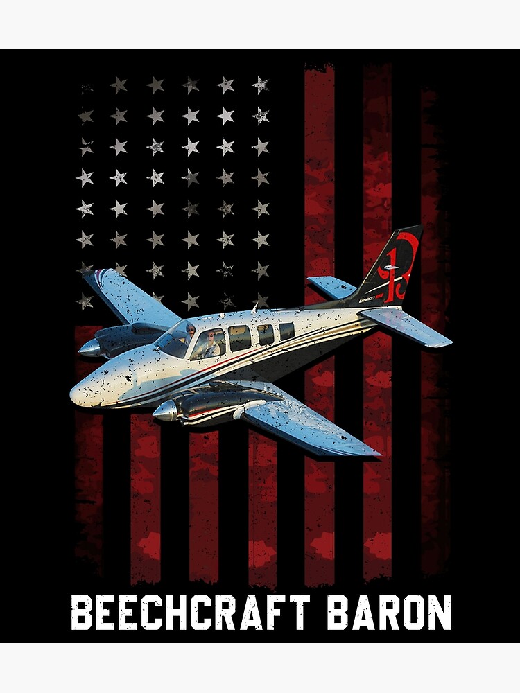 "Beechcraft Baron, baron aircraft" Poster for Sale by Msikdar | Redbubble