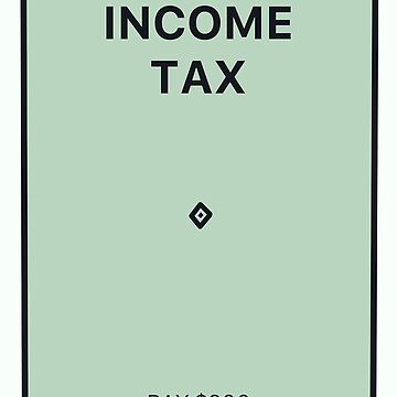 "Income Tax" Art Board Print for Sale by nickclarkeart | Redbubble