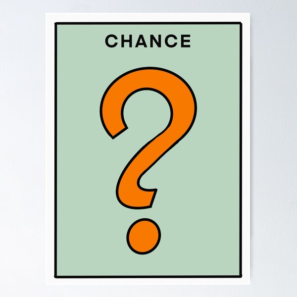 "Chance in Orange" Poster for Sale by nickclarkeart | Redbubble