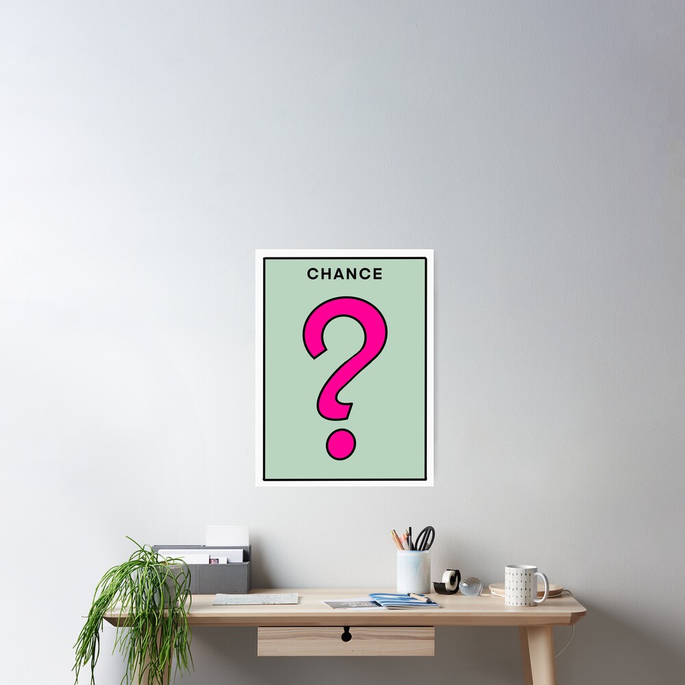 "Chance in Pink" Poster for Sale by nickclarkeart | Redbubble