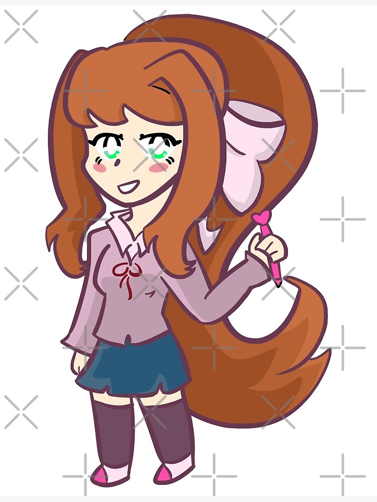 "Monika" Poster for Sale by Zeldorkle | Redbubble