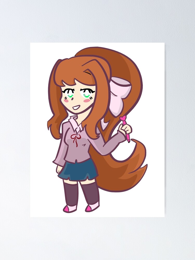 "Monika" Poster for Sale by Zeldorkle | Redbubble