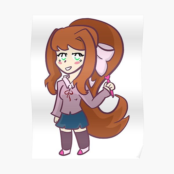 "Monika" Poster for Sale by Zeldorkle | Redbubble