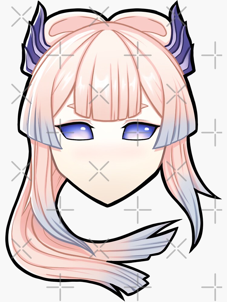 Kokomi Logo Sticker For Sale By Minitigress Redbubble