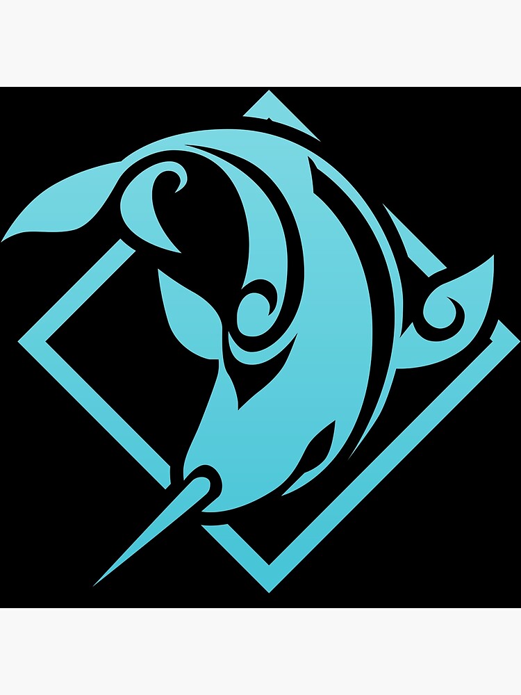 "Tartaglia "Childe" logo - Genshin Impact" Photographic Print for Sale ...