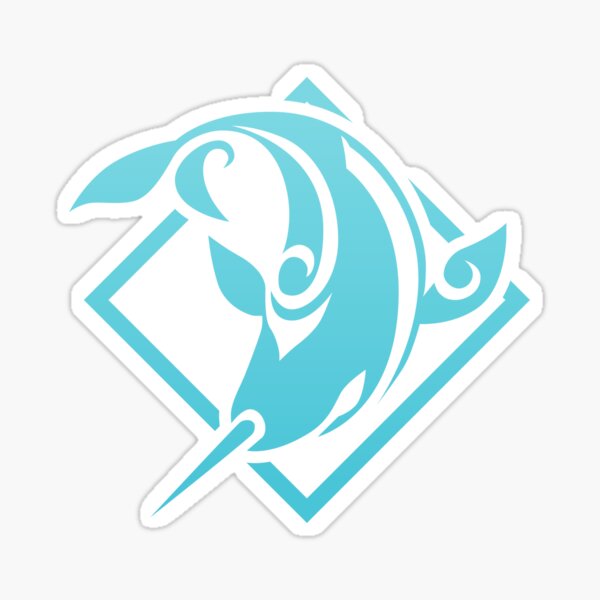 "Tartaglia "Childe" logo - Genshin Impact" Sticker for Sale by ...