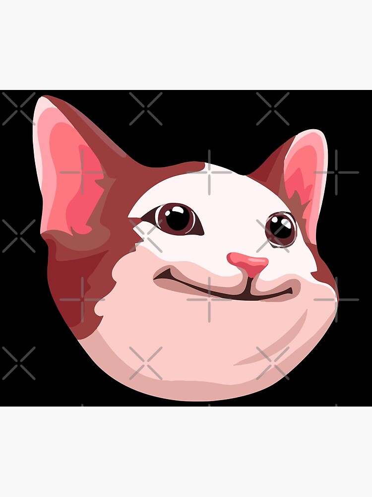 "Pop Cat Meme, Cursed Cat Images" Poster for Sale by printify | Redbubble