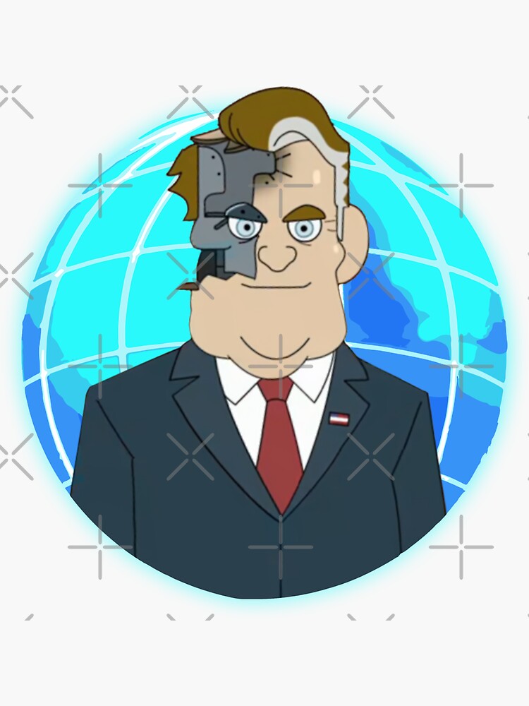 "Inside Job - Alpa Beta (ROBOTUS)" Sticker for Sale by HyenasDesign ...