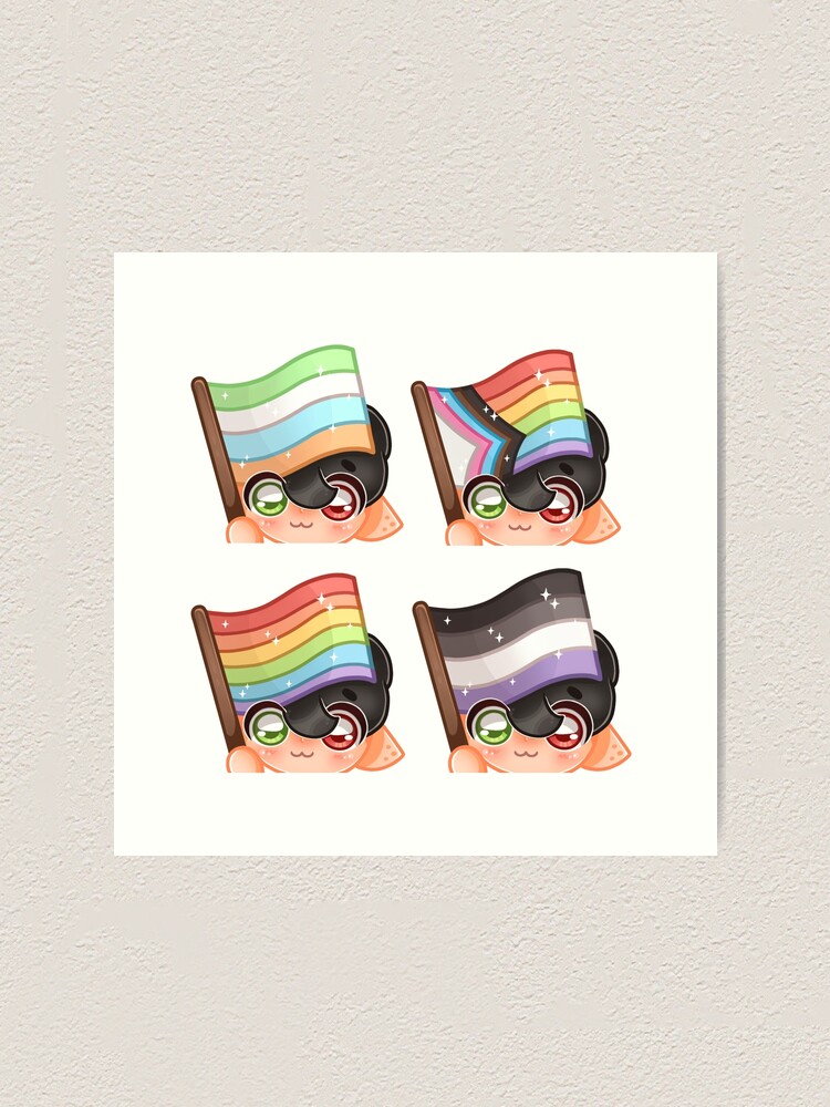 "Ranboo Pride Flags" Art Print for Sale by artsforthem | Redbubble